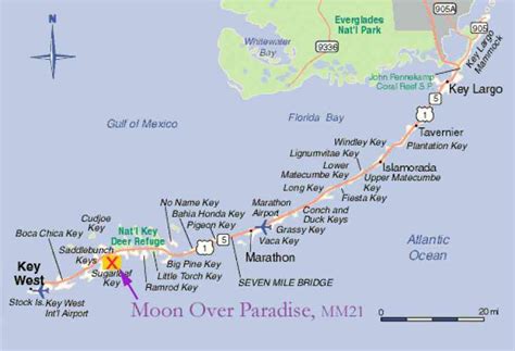 Florida Keys Map Of Islands Maps Of Florida