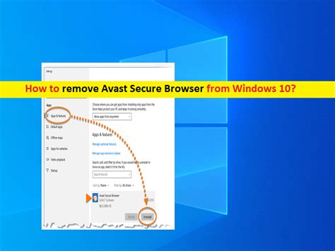 How To Remove Avast Secure Browser From Windows Techs Gizmos