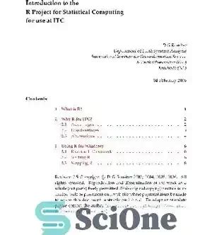 خرید و قیمت دانلود کتاب Introduction to the R Project for Statistical Computing آشنایی با