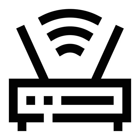 Router Icon Internet Technology Concept Icon In Line Style 26780988 Vector Art At Vecteezy