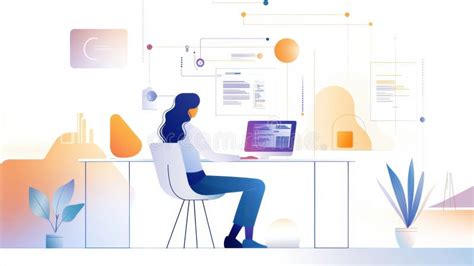 Empowering Professionals A Woman Thriving As A Customer Service