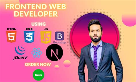 Build Frontend Web Developer Html Css Javascript Bootstrap By Mnumandeveloper Fiverr
