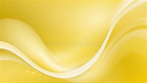 Abstract Yellow Gradient Background Mockup Smooth Yellow Silk Wave Soft Curve Lines And Bright