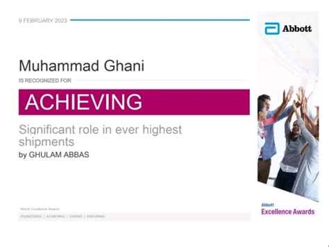 Usman Ghani On Linkedin Achieved A Recognition Award For Support In Allocation And Planning Of To