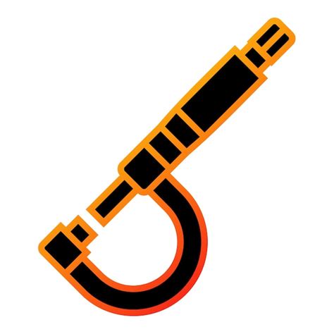 Premium Vector Micrometer Icon