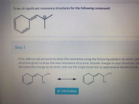 Solved Draw all significant resonance structures for the | Chegg.com