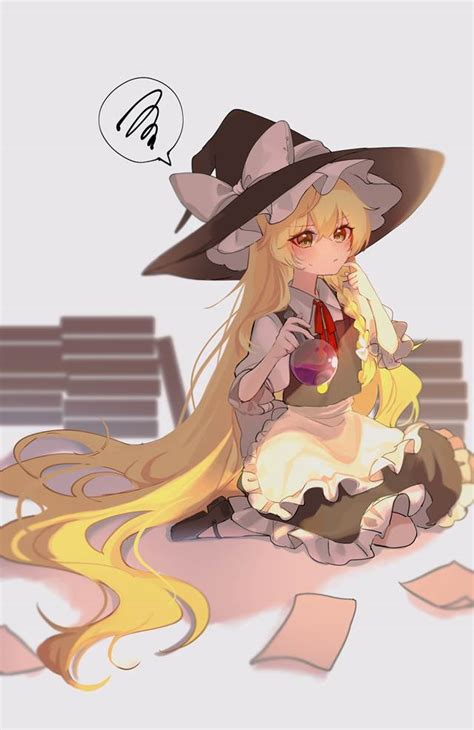 雾雨魔理沙东方project图片尺寸2051x3163 Bobopic