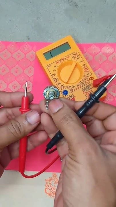 How to check potentiometer with multimeter - YouTube