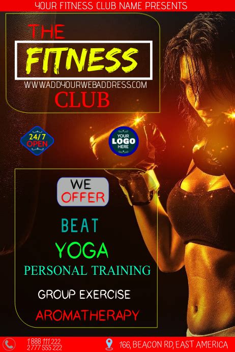 Jym Fitness Template Postermywall