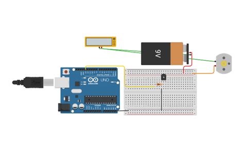 Circuit Design Fawzis Arduino Transistor Circuit Tinkercad
