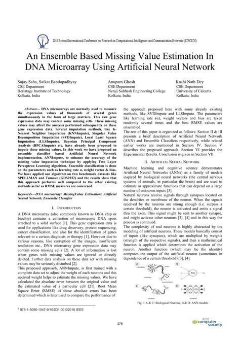 Pdf An Ensemble Based Missing Value Estimation In Dna Microarray