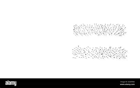 3d Rendering Symbol Of Equals Rounded Sign Wrapped In Gold Thermal Foil Plate On Dark Blue