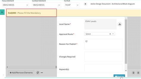 Bug 27376 Ifm Publish The System Does Not Display An Alert Message If Mandatory Fields Are
