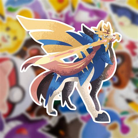 Zacian Vinyl Sticker Poryco