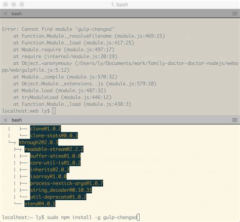 Javascript 项目里依赖的gulp模块 我已经全局安装了 怎么启动项目还需要在项目里再安装一次啊 Segmentfault 思否