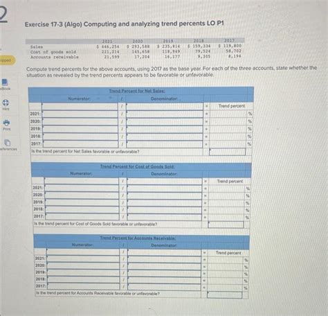 Solved Exercise 17 3 Algo Computing And Analyzing Trend