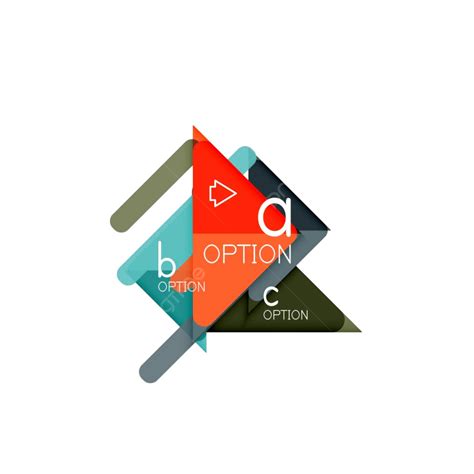 Desain Visualisasi Data Segitiga Elemen Diagram Pilihan Png Dan
