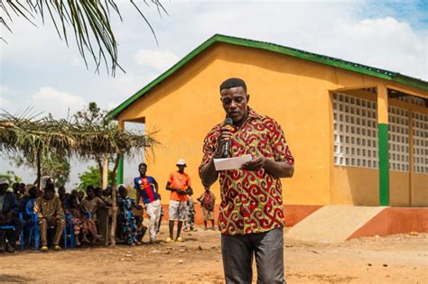 Ceremonial Speech At A School Opening In Collaboration With A German