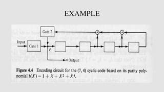 DIGITAL COMMUNICATION ENCODING AND DECODING OF CYCLIC CODE PPTX Programming Languages