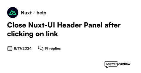 Close Nuxt Ui Header Panel After Clicking On Link Nuxt