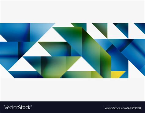 Captivating Abstraction Triangles Royalty Free Vector Image