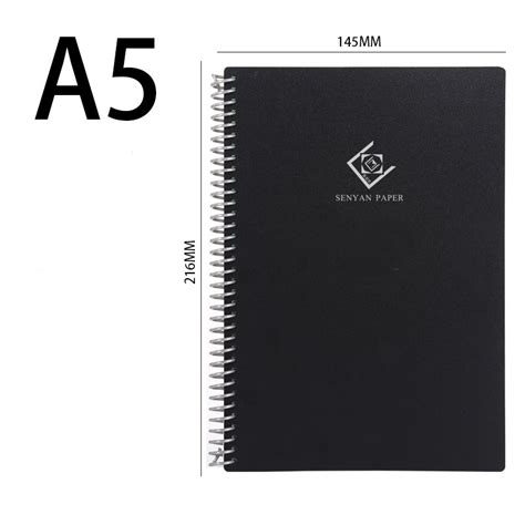 Wet Erasable Reusable Smart Writing Notebook A B Grandado