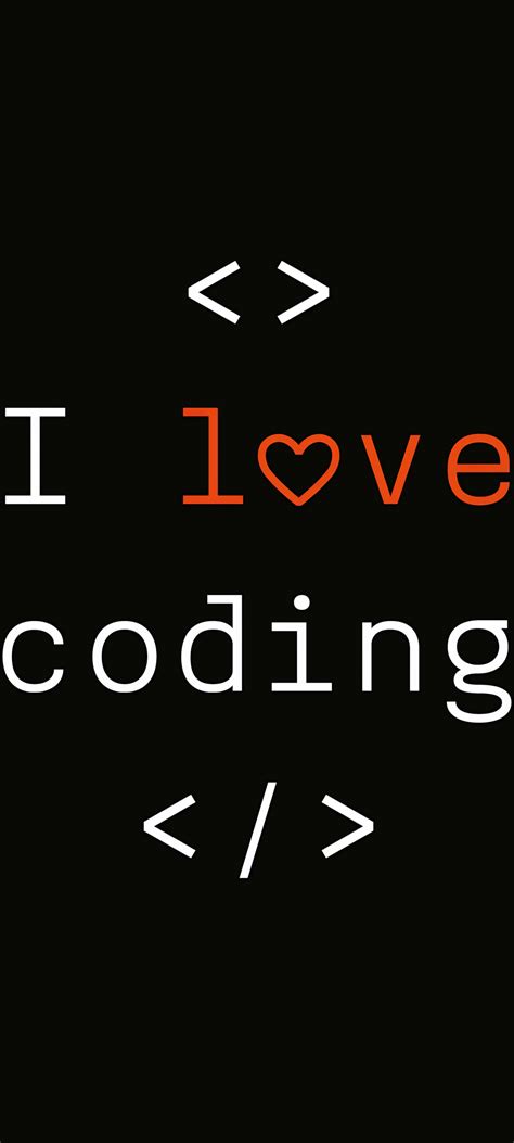 I Love Coding 8k Wallpaper