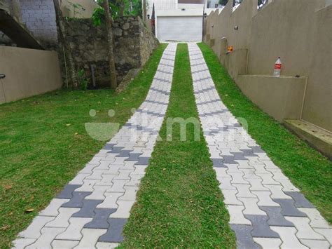 Malaysian Carpet Grass Interlock Paving Design Landscaping Kottawa