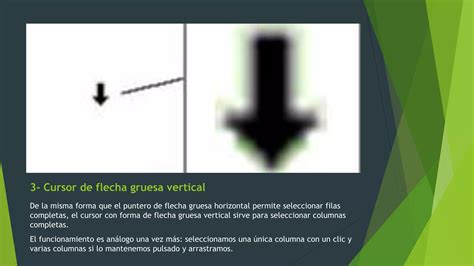 Los 11 Cursores De Microsoft Excel Y Sus Funciones Pptx