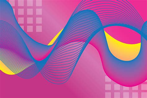 Colorful Gradient Wave Abstract Background Modern Poster With Gradient 3d Flow Shape