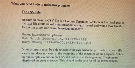 Solved Question Csv File Struct And Makefile 20 Points In