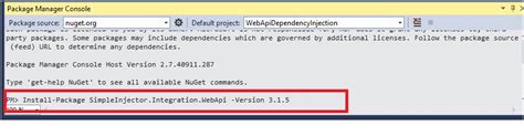 Implement Dependency Injection In Web Api