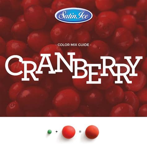 Cranberry Color Mix Color Mixing Cranberry Color Modeling Chocolate Recipes