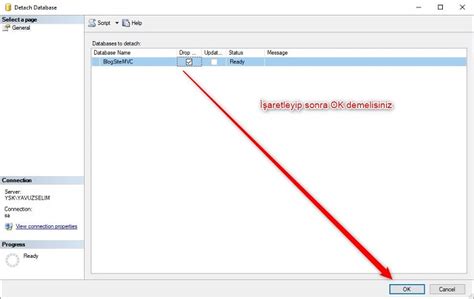 Sql Serverda Veritabanlarının Hepsini Tek Seferde Detach Etmek Sql