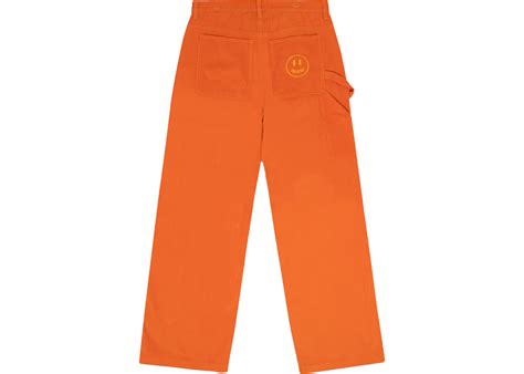 Drew House Corduroy Carpenter Pant Orange Mens Fw22 Us