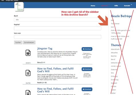 Remove Sidebar From Archive With Toolset And Divi Toolset