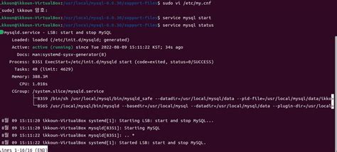 Linux 내 MySql 실행 시 오류가 발생할 때