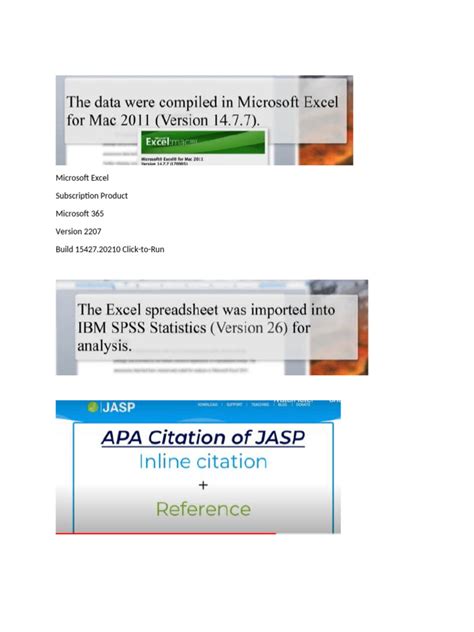 Citing Statistical Software Pdf