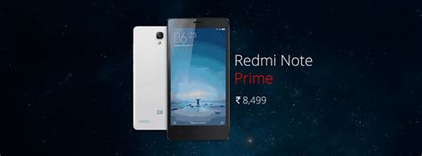 Xiaomi Introduces Slightly Upgraded Redmi Note Prime With 5 5 Inch Display Dual Sim 4G LTE