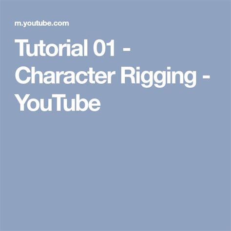 After Effects Character Rigging Character Rigging Tutorial After