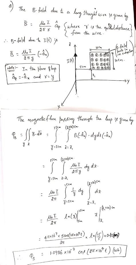 answered 6 6 the square loop shown in fig p6 6… bartleby