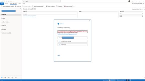 outlook 2019 we couldn t find the incoming imap server error