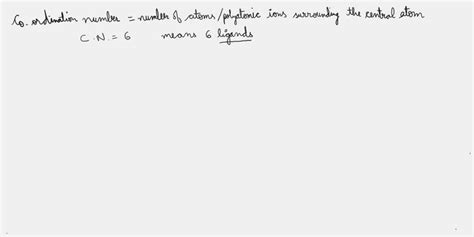 Solved Write The Formula For A Complex Formed Between Co3 And Nh3