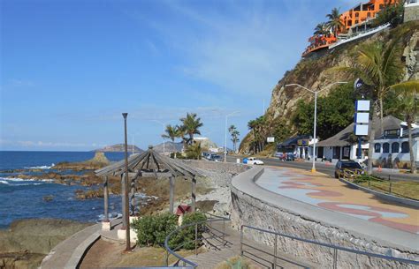 Morning Along The Mazatlan Malecón Take To The Highway