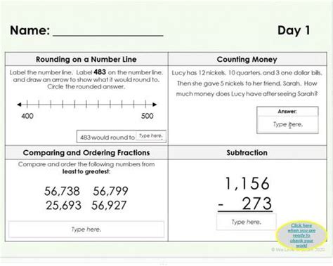 Google Slides Daily Math Review For Distance Learning By We Love To Learn