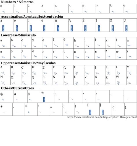 falling script v0 118 free font download maisfontes