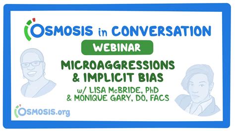 Microaggressions And Implicit Bias In Academic Medicine Video Osmosis