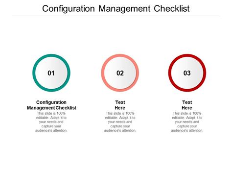 Configuration Management Checklist Ppt Powerpoint Presentation Model Backgrounds Cpb