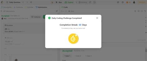 completed 60 day leetcode streak saiyam gupta posted on the topic