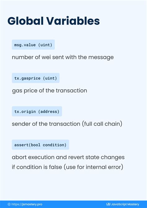 solidity cheatsheet pdf